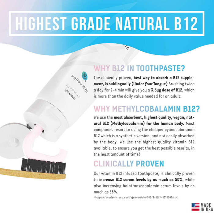 Cali White Vegan B12 Infused Whitening Toothpaste | PTPA | Parent ...
