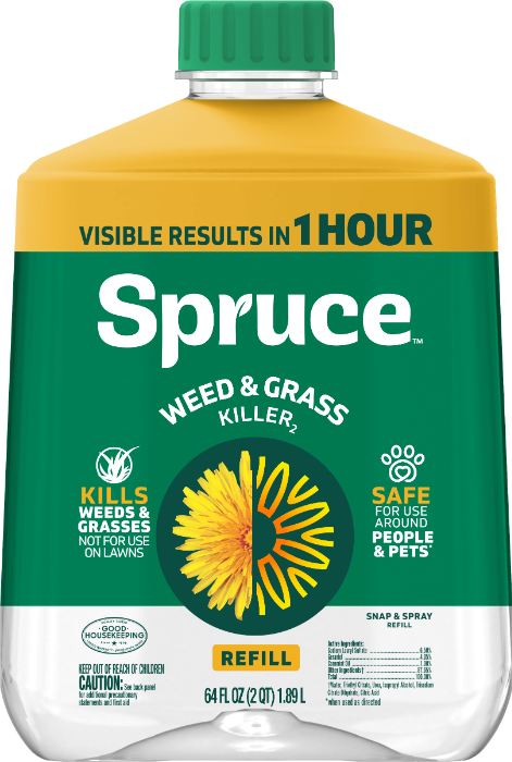 Spruce Snap & Spray Weed & Grass Killer Powered Starter Kit 64 OZ ...