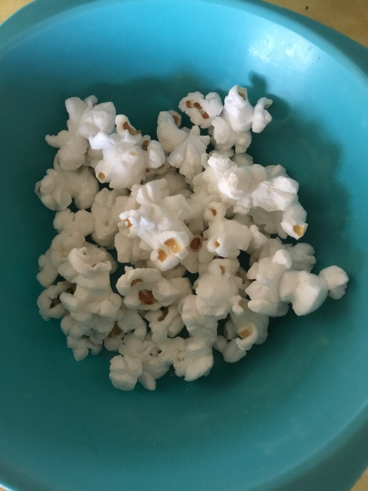 Corny for popcorn